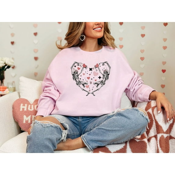 Dancing Skeleton Valentine's Day Shirt, Skeleton Love Valentine's Day ...