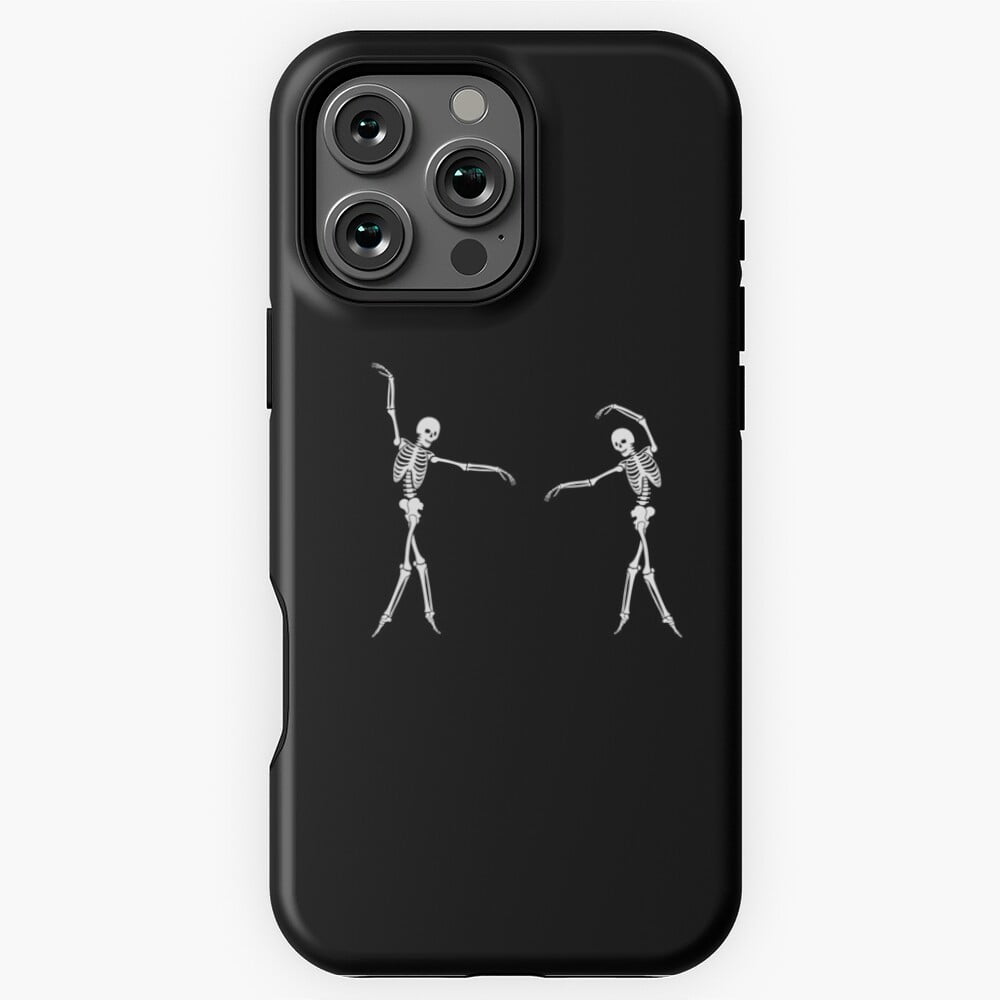 Dancing Skeletons Dance Challenge Halloween Scary Skeleton Phone Case ...