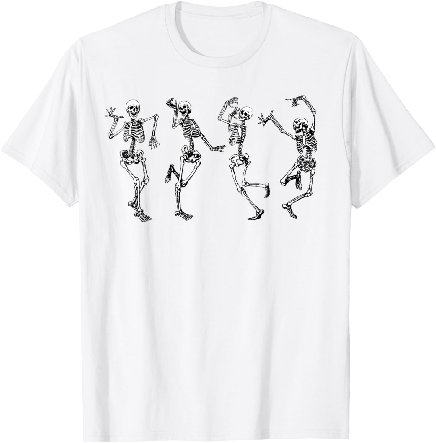 Dancing Skeletons Halloween Dance of Death Macabre Skeleton T-Shirt ...