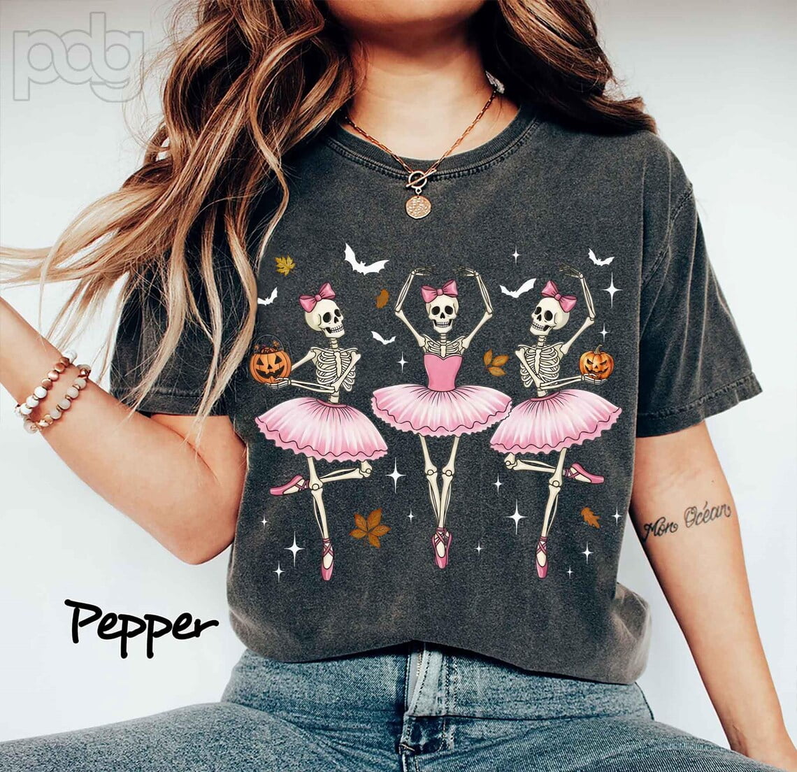 Dancing Skeletons ShirtSpooky Ballet Tee All Size S-5Xl - Walmart.com