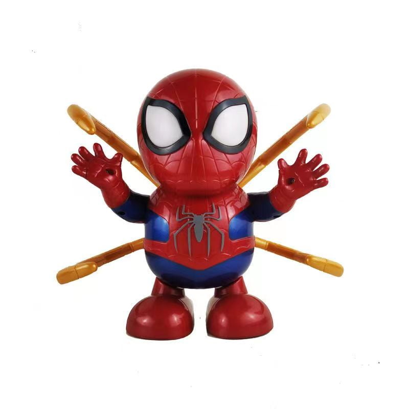 Dancing Spider-Man Robot Toy Electric Singing Spider-Man Glows Children ...