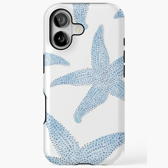 Dancing Starfish Blue Ocean Marine Life Artistic Pattern Phone Case 17 ...