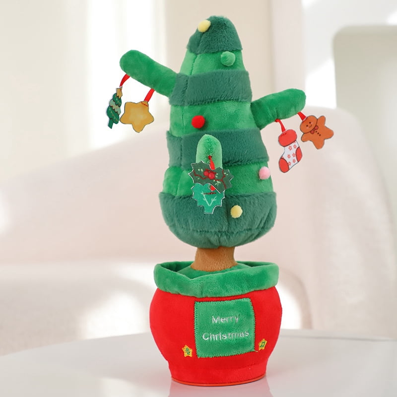 Dancing Talking Christmas Tree Santa Claus Doll Toy, Singing, Funny ...
