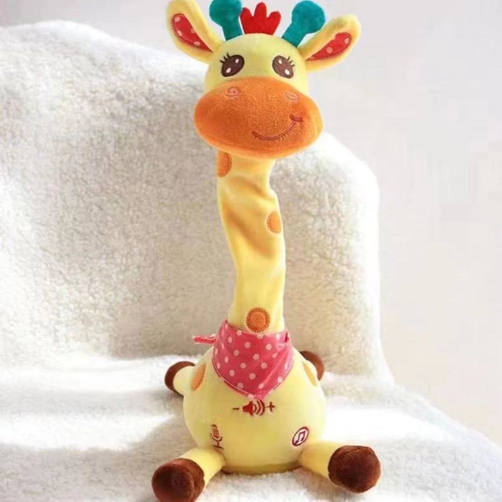 Dancing Talking Giraffe Toy, Stuffed Animal Baby Toy Repeating What You ...