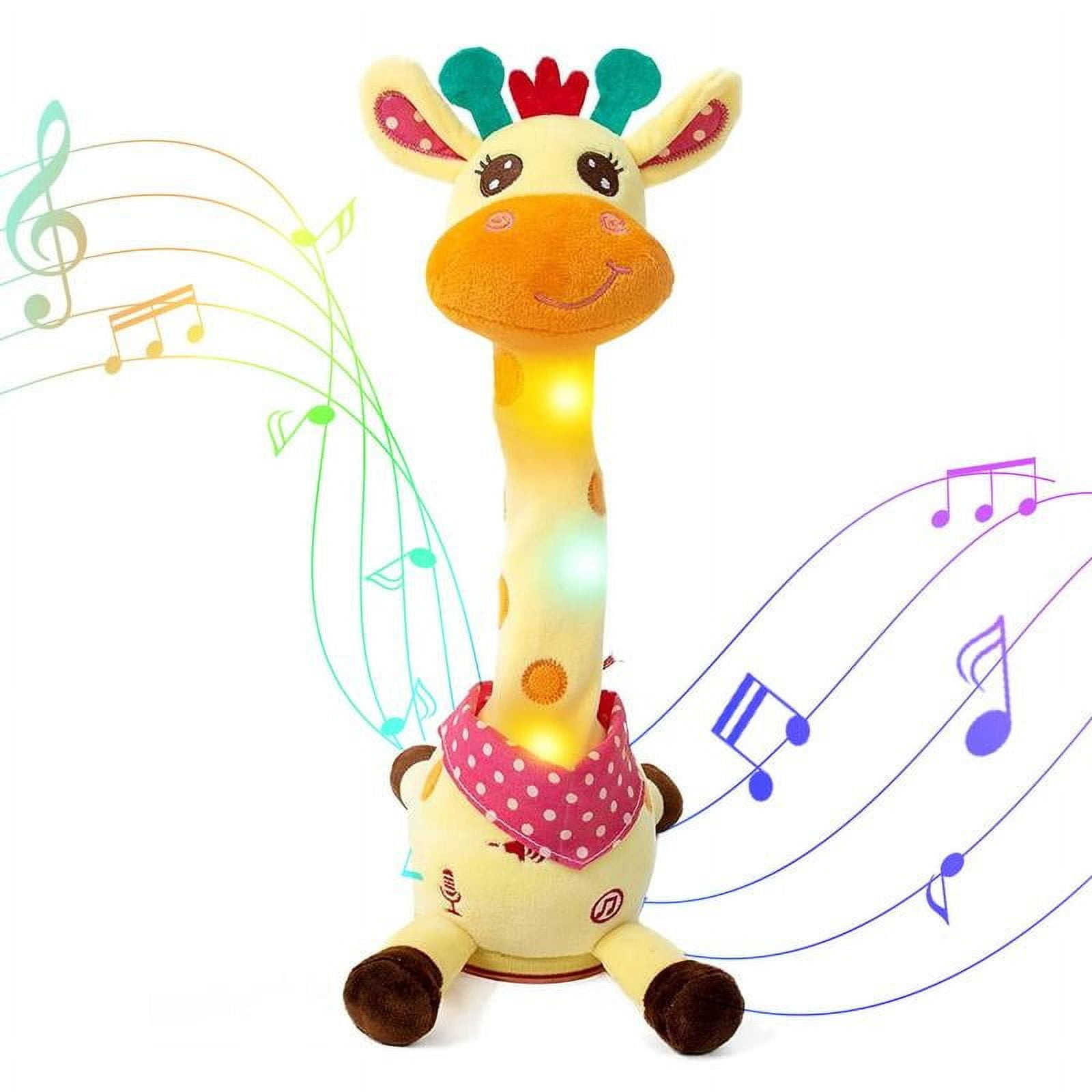 Dancing Talking Giraffe Toys - Electronic Rattle Toys for Kids - Repeat ...