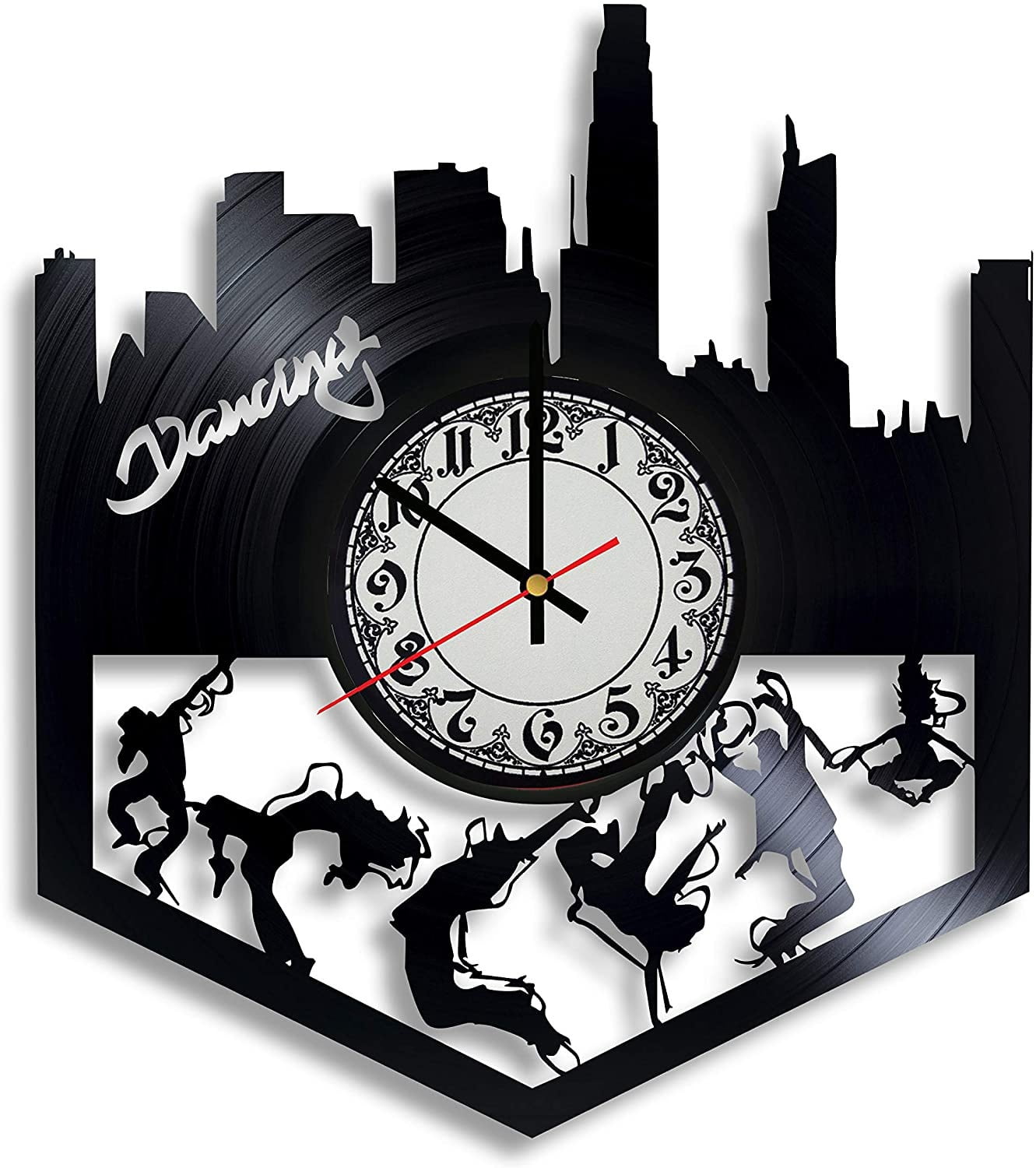 Dancing Vinyl Record Wall Clock, Dancing Gift for Any Occasion, Dancing ...