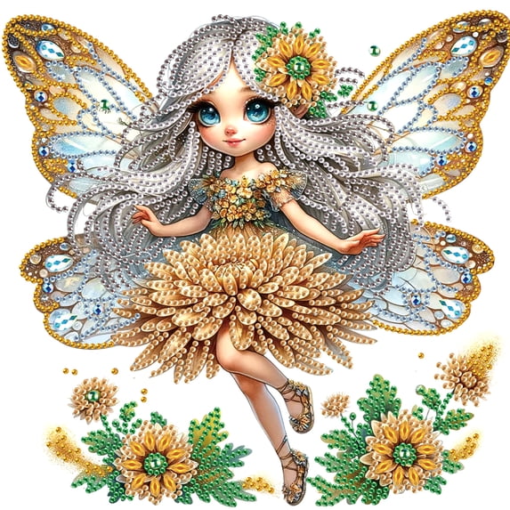 Dancing Wings Angel Diamond Art Painting Kit - Walmart.com