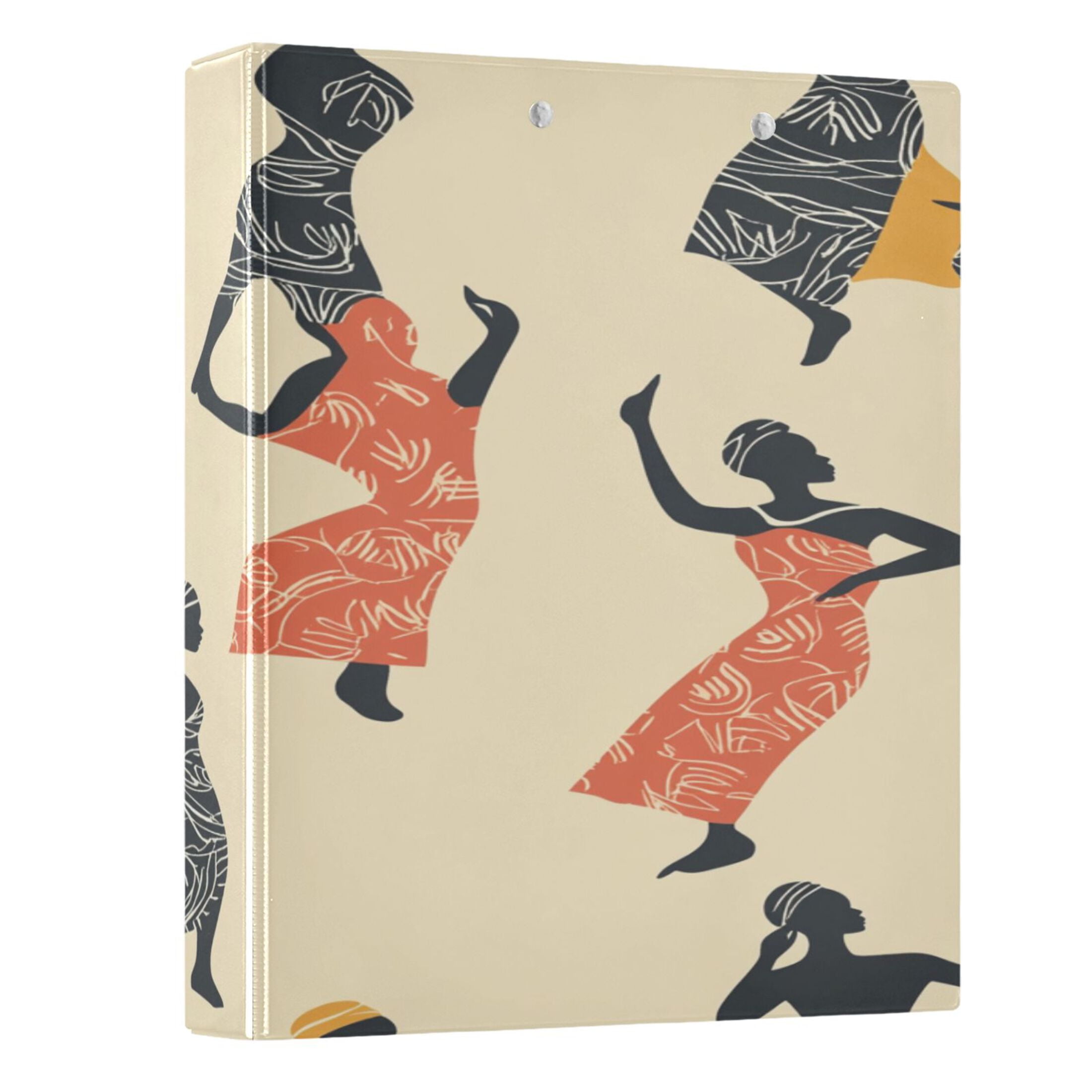 Dancing Woman 3 Ring Hardcover Binders 1.5in Round Rings for Letter ...