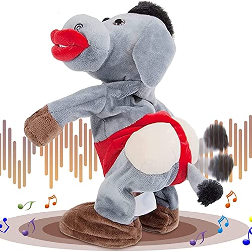 Dancing and Singing Donkey Toy,Shaking Donkey Stuffed Animal ...