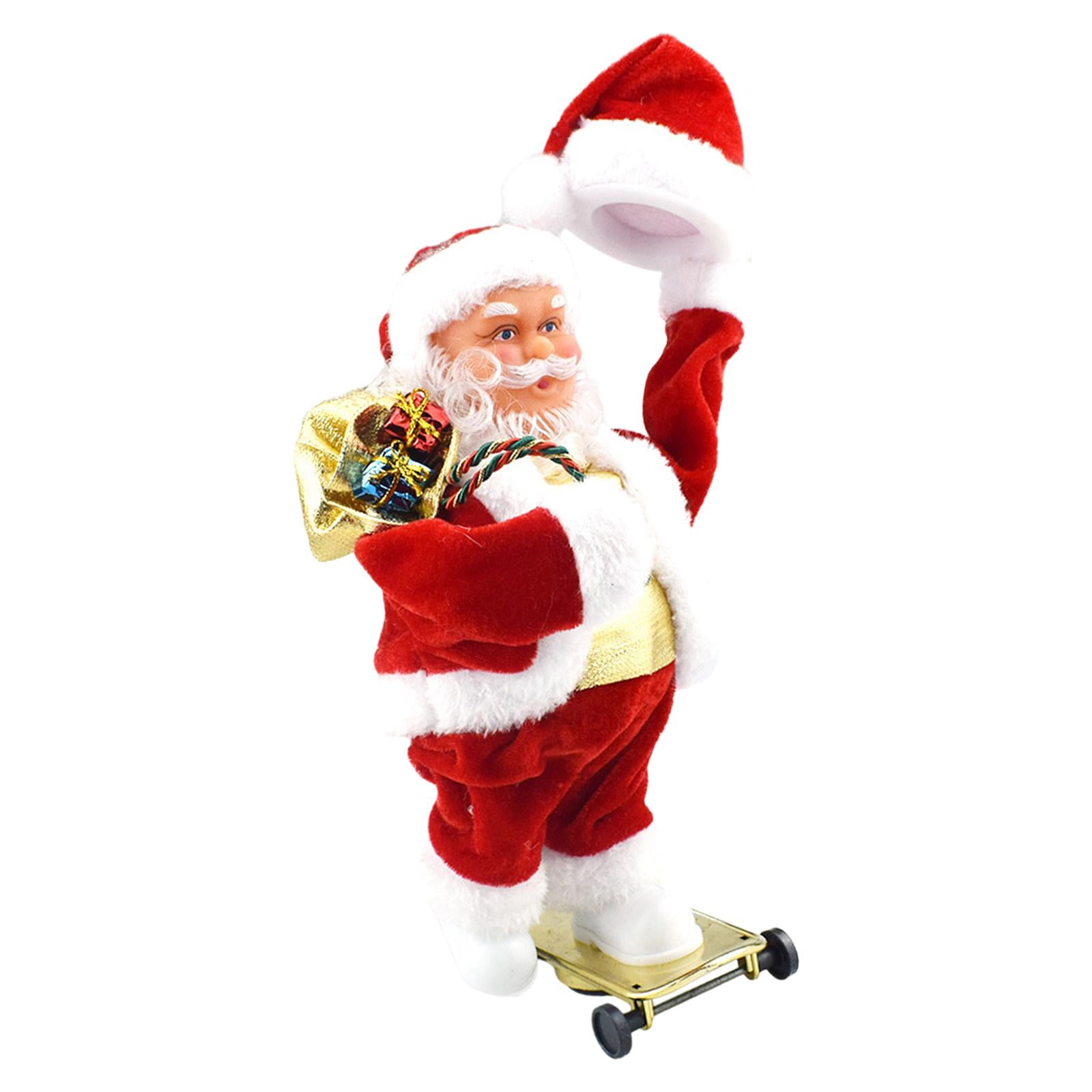 Dancing and Singing Music Santa Electric Santa Toy for Bedroom Shelf ...