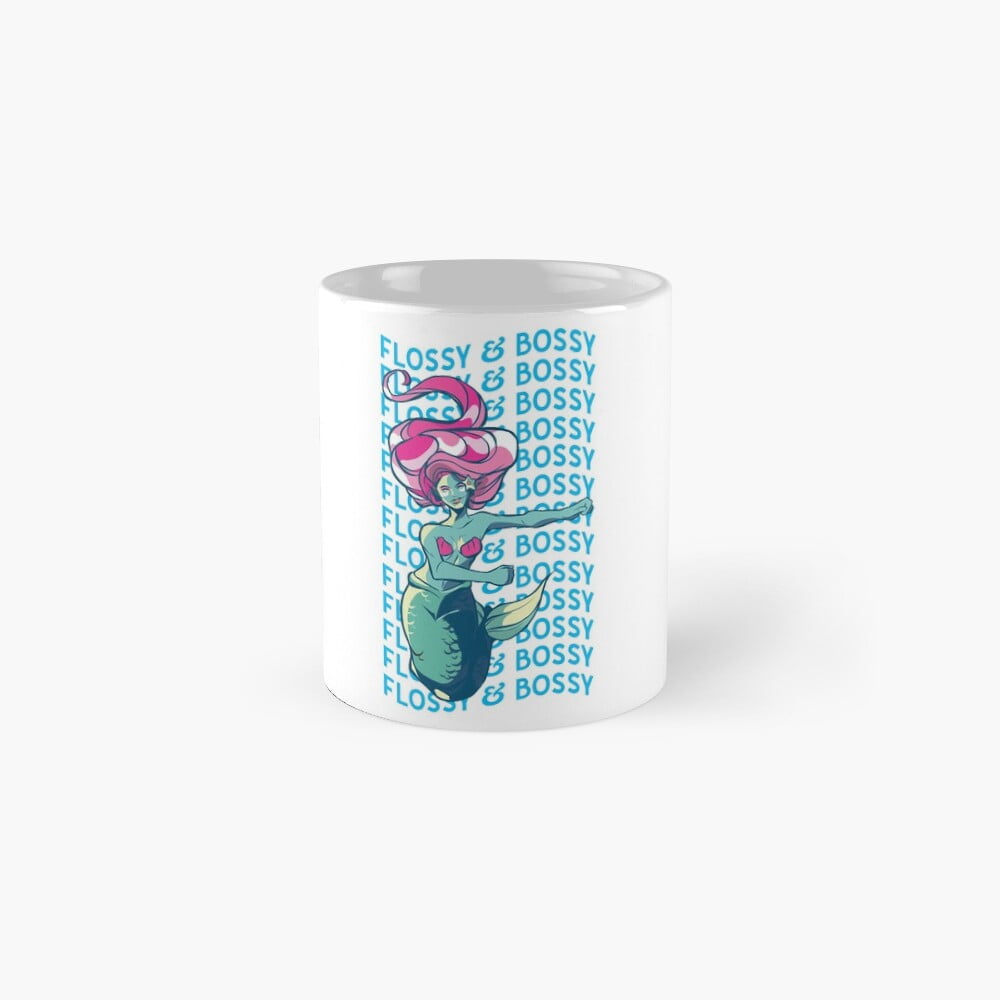 Dancing mermaid | Flossy and Bossy. Classic Mug - Walmart.com