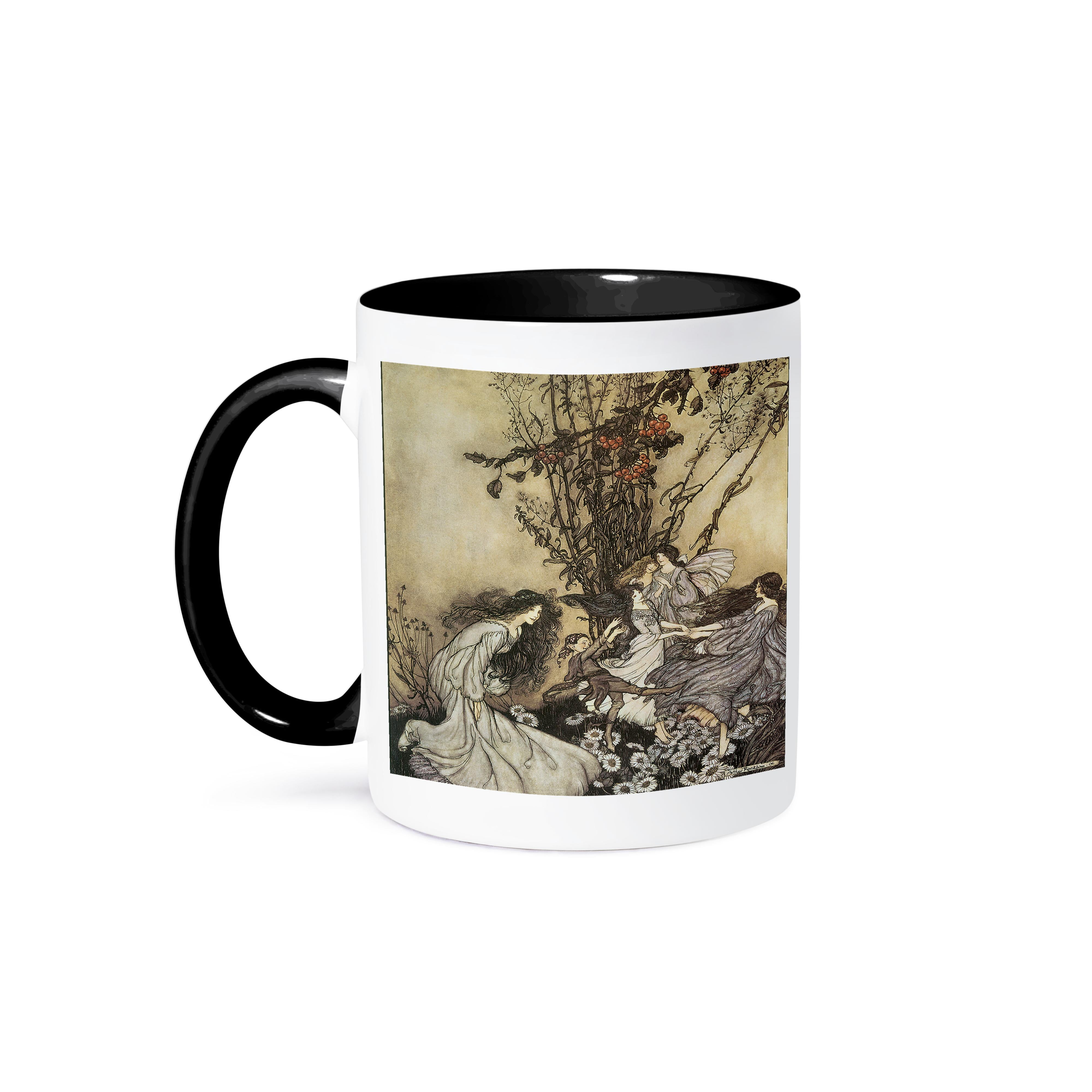 3dRose, Dancing with the Fairies, Arthur Rackham Fantasy Fairy Painting ...