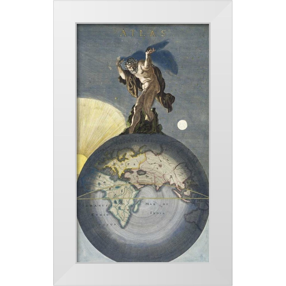 Danckerts, Justus 12x18 White Modern Wood Framed Museum Art Print ...