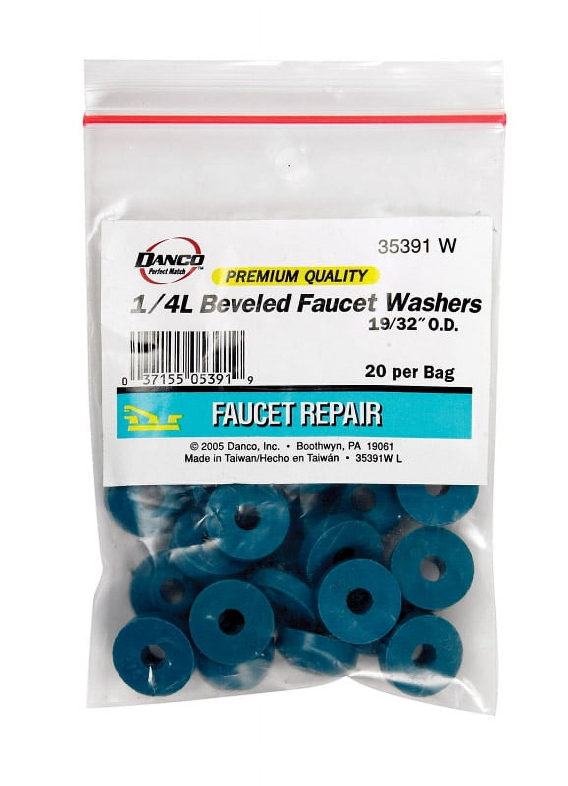 FAUCET WASHER BEV 1/4L (Pack of 1) - Walmart.com
