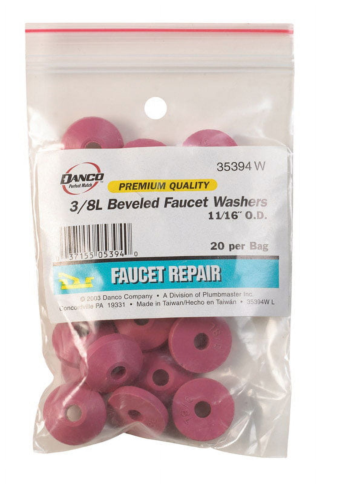 Danco 35394W Beveled Faucet Washer 0.37 in. - Walmart.com