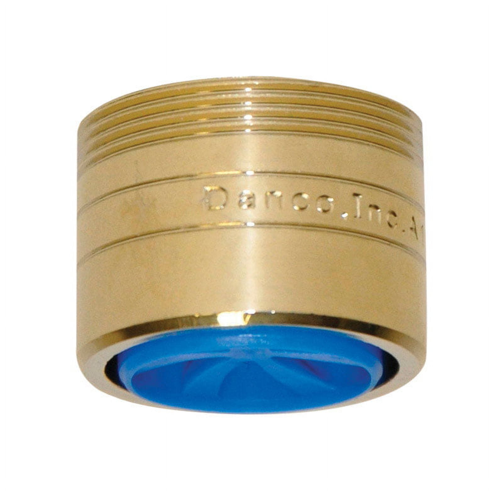 Danco Dual Thread 15/16 in.- 27M x 55/64 in.-27F Polished Brass Faucet ...