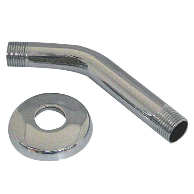 Danco 89180 Shower Arm with Flange, 1/2 in Connection, Threaded, 6 in L ...