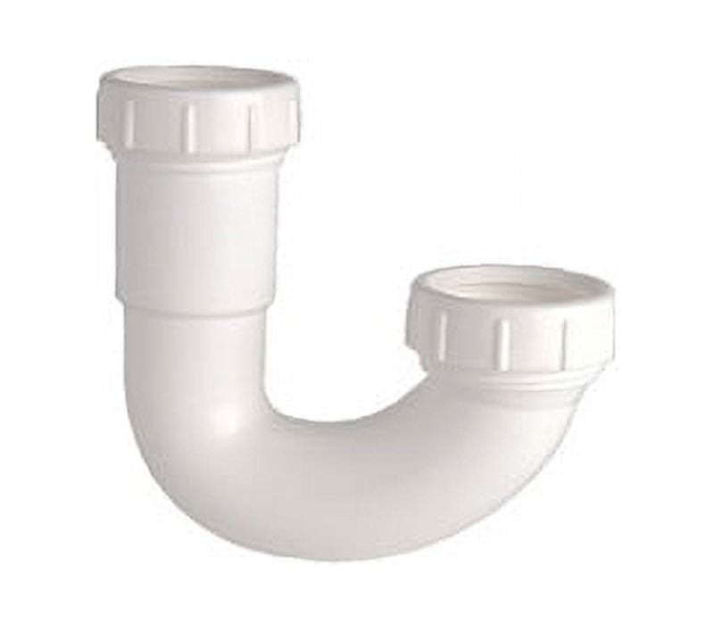 Danco 94006 J-Bend Trap, 1-1/2 in, Slip, Plastic, White,Each - Walmart.com