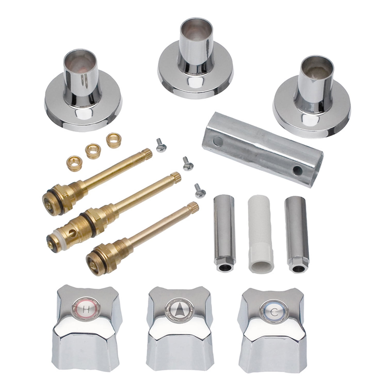 Danco Tub/Shower Faucet Repair Kit, 3-Handle Remodeling for Kohler ...