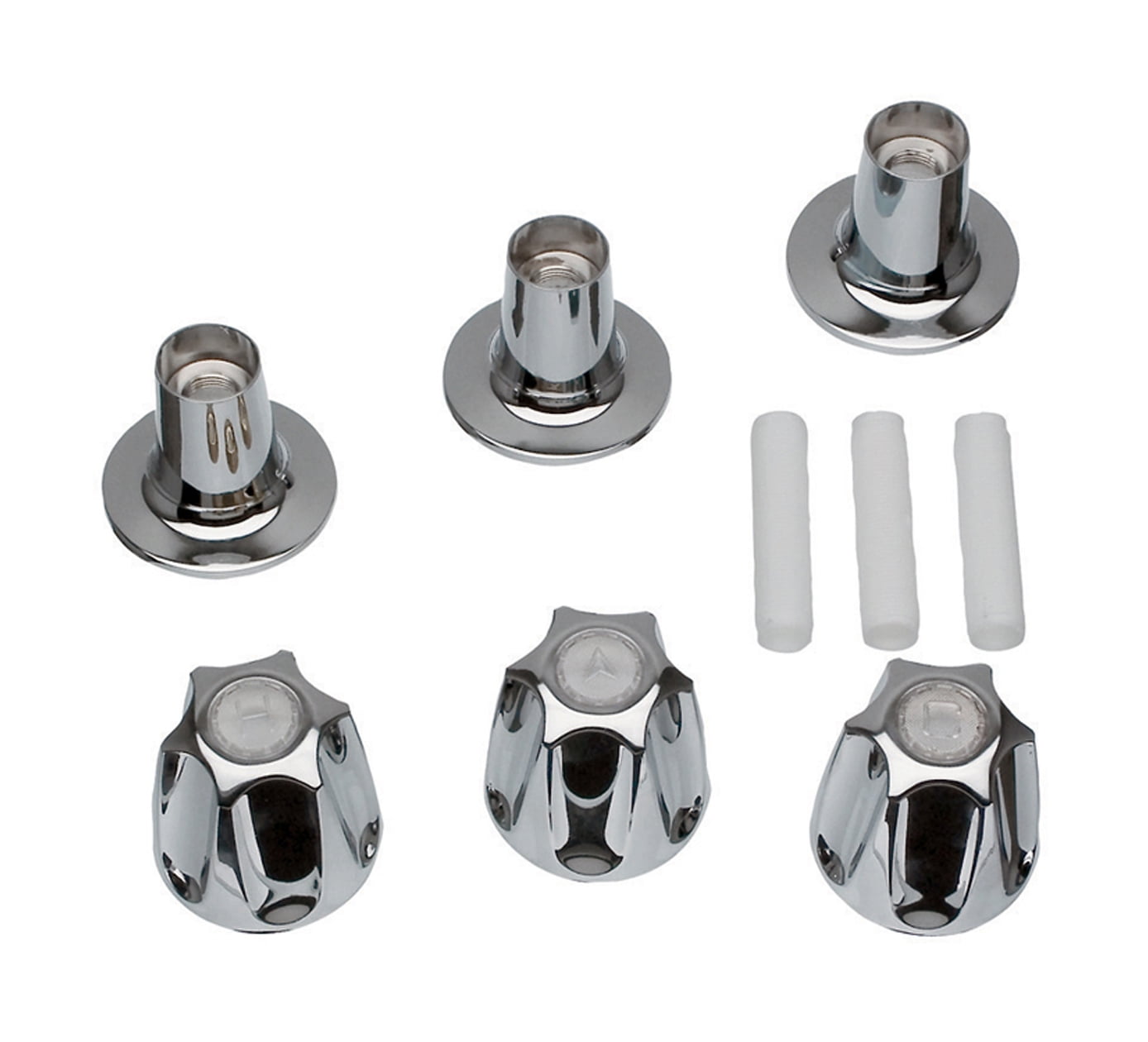 Danco 9D00081428 Chrome Tub/Shower 3-Handle Remodeling Trim Kit For ...