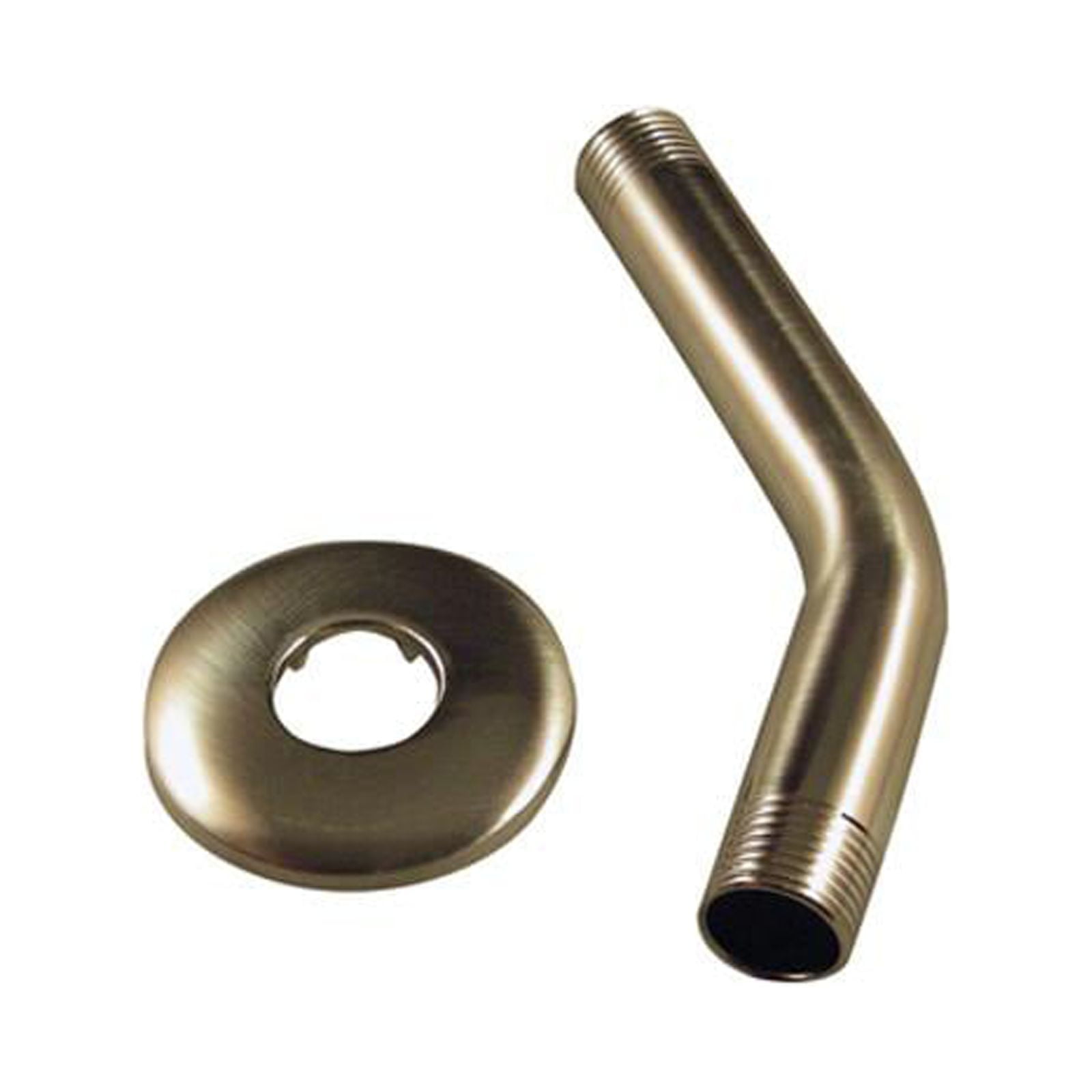 Danco 9D00089182 Shower Arm & Flange Assembly, Brushed Nickel, 6 x 1/2 ...