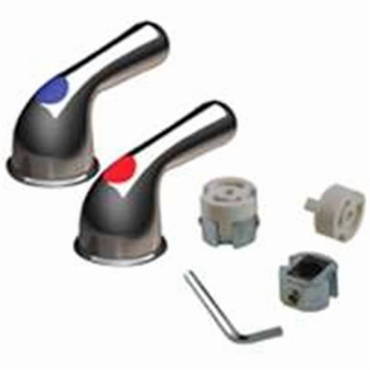 Danco Ergo Lever Handles, Kitchen Bathroom Sink Tub Shower, Chrome, 2 ...
