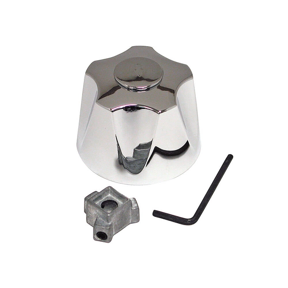 Danco Fit All Large Chrome Canopy Handle with Hot, Cold, and Diverter ...