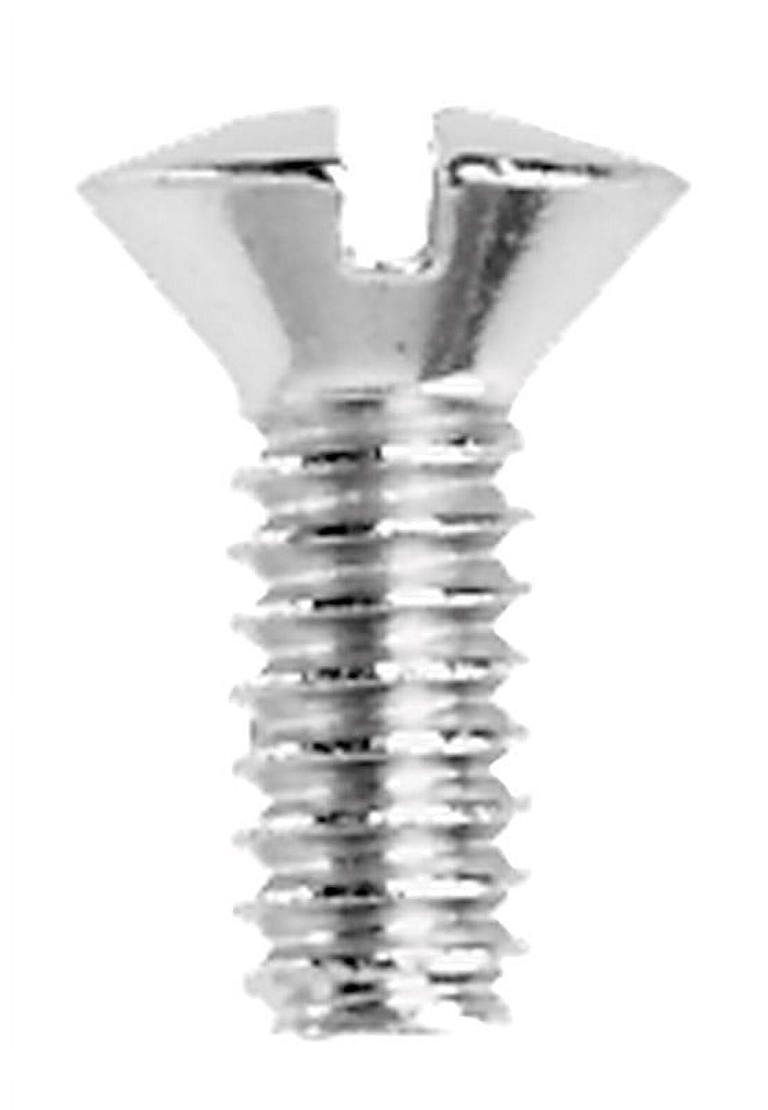 Danco No. 10-24 X 1/2 in. L Slotted Oval Head Chrome-Plated Brass ...