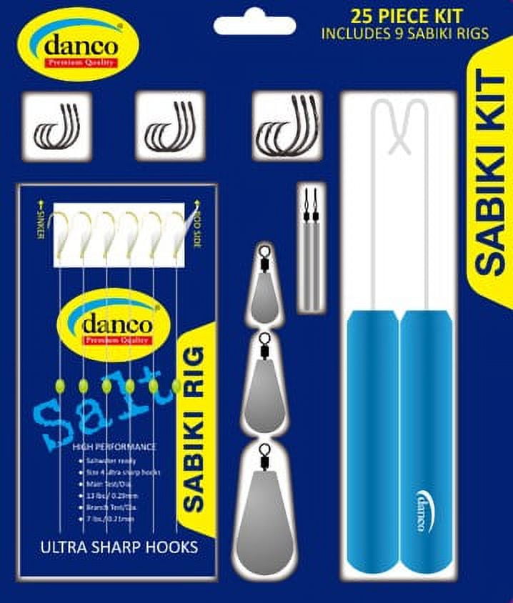 Danco Sports Sabiki Rig Fishing Terminal Tackle Kit, 25 Pc - Walmart.com