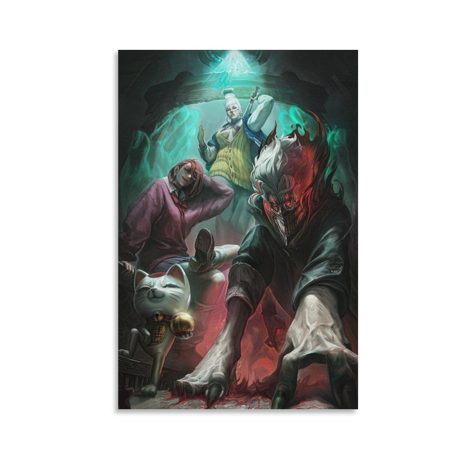 Dandadan Anime Poster (12) Wall Art Poster Scroll Canvas Painting ...