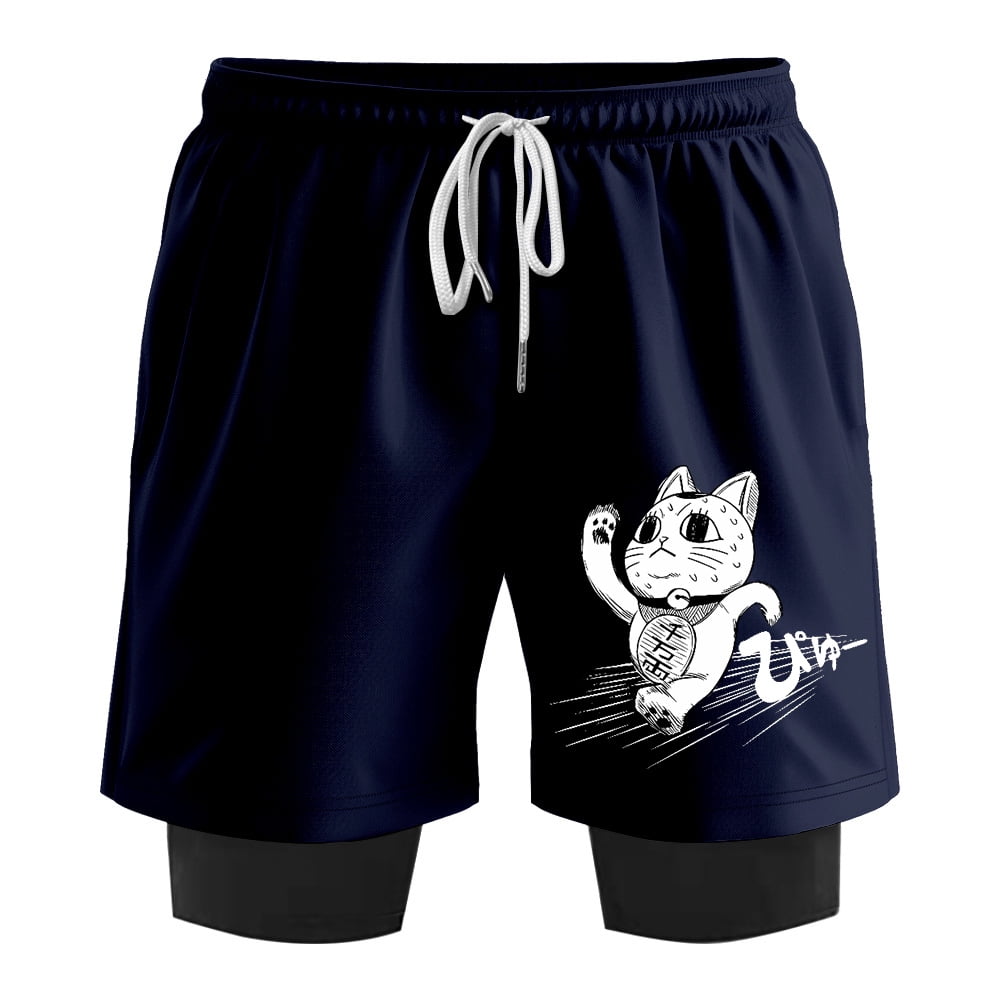 Dandadan Funny Fake Two Shorts Hip Hop Wear Cool SweatShorts Fashion ...