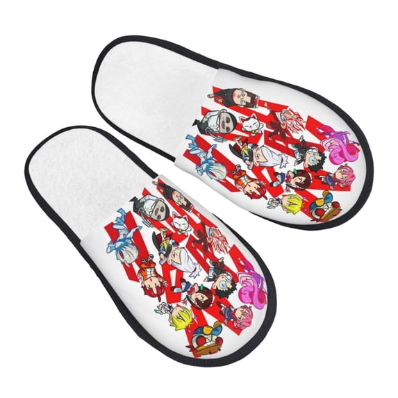 Dandadan Furry Slippers For Men Women Fuzzy House Slippers Winter Anti ...