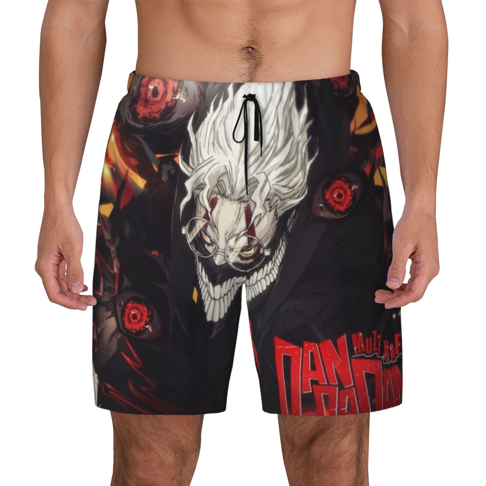Dandadan Men's Board Shorts Swim Trunks Quick Dry Beach Short Swimwear ...
