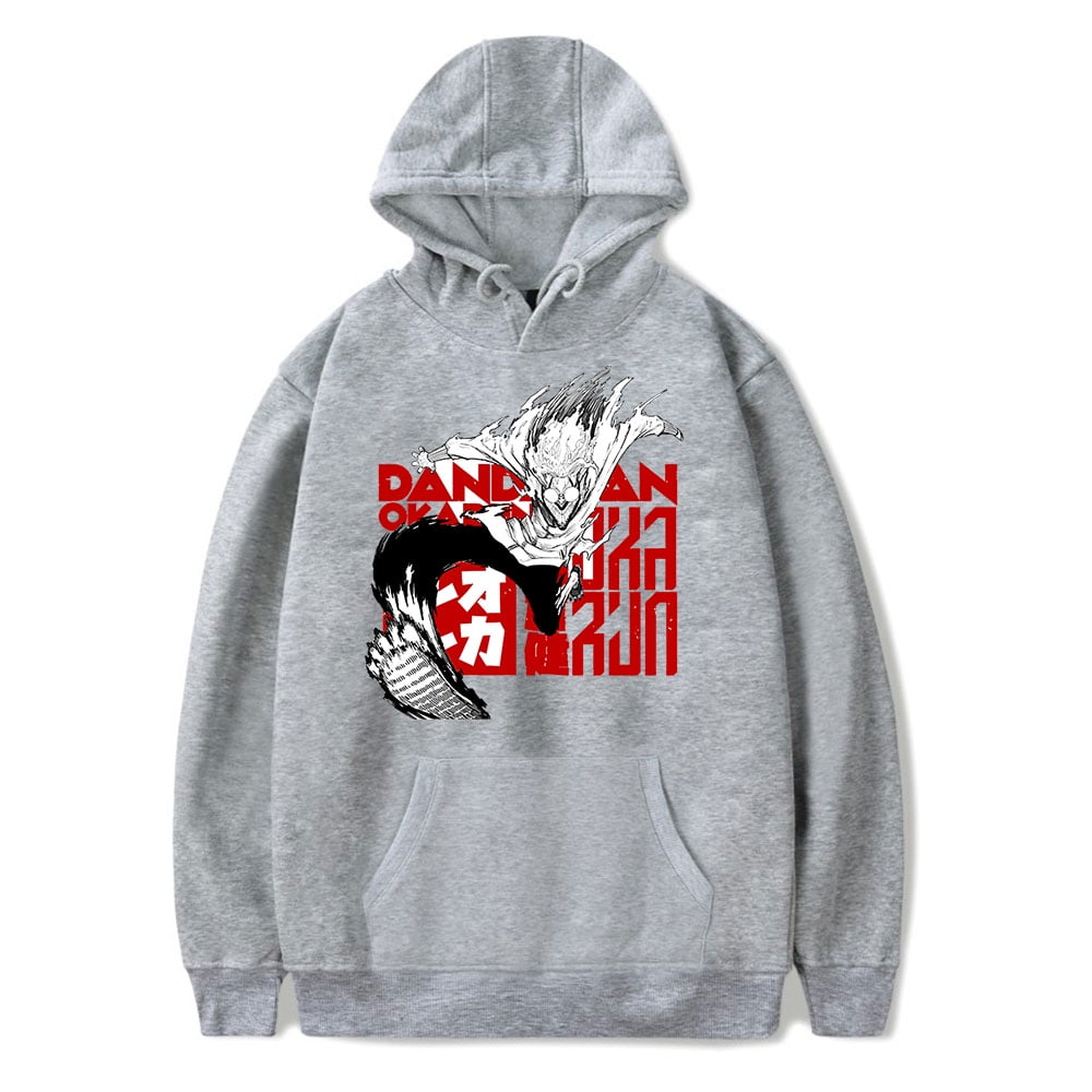 Dandadan Merch Anime Okarun hooded drawstring pocket sweatshirt men ...