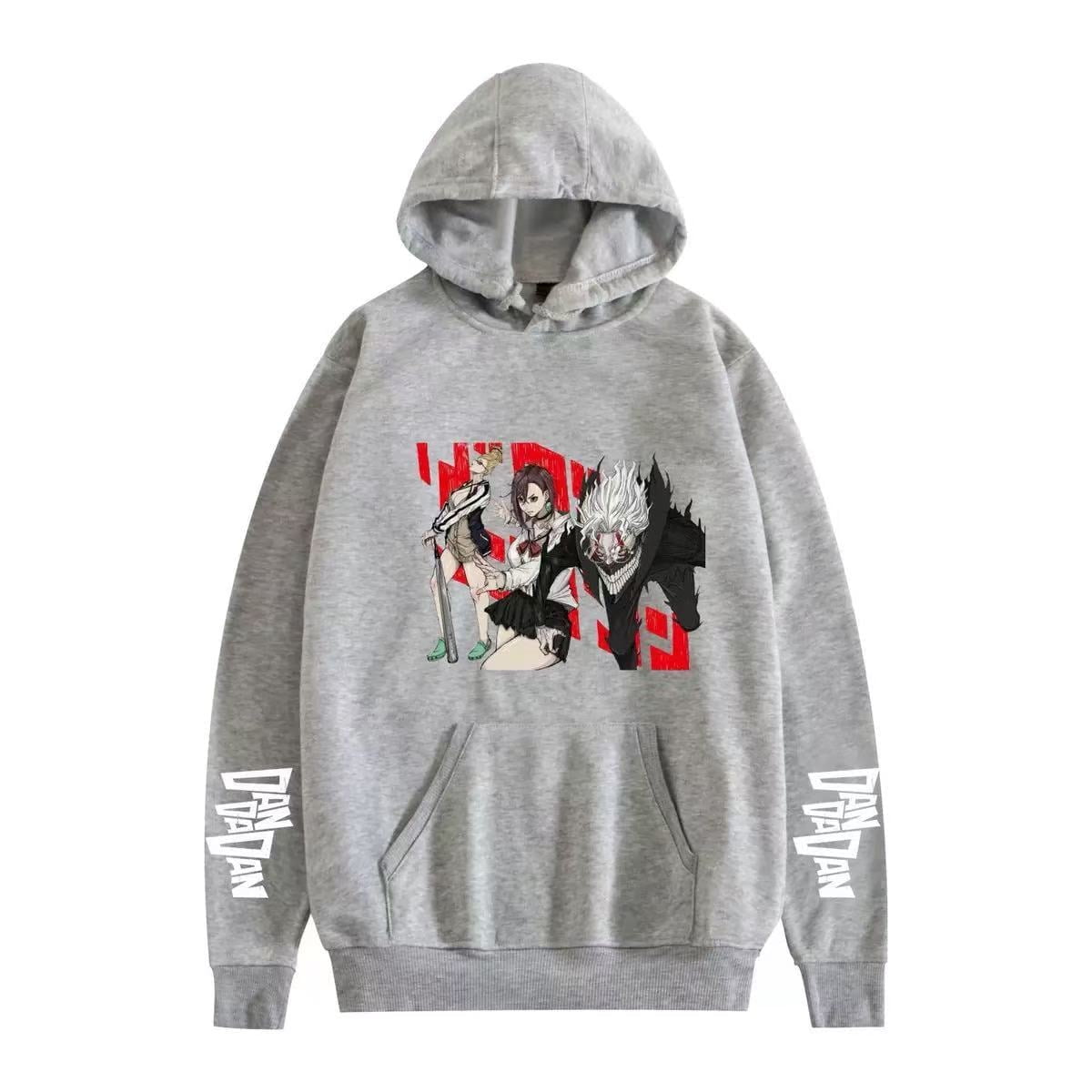 Dandadan Merch Hoodie Manga Style Sweatshirt Anime Okarun Hooded Long ...