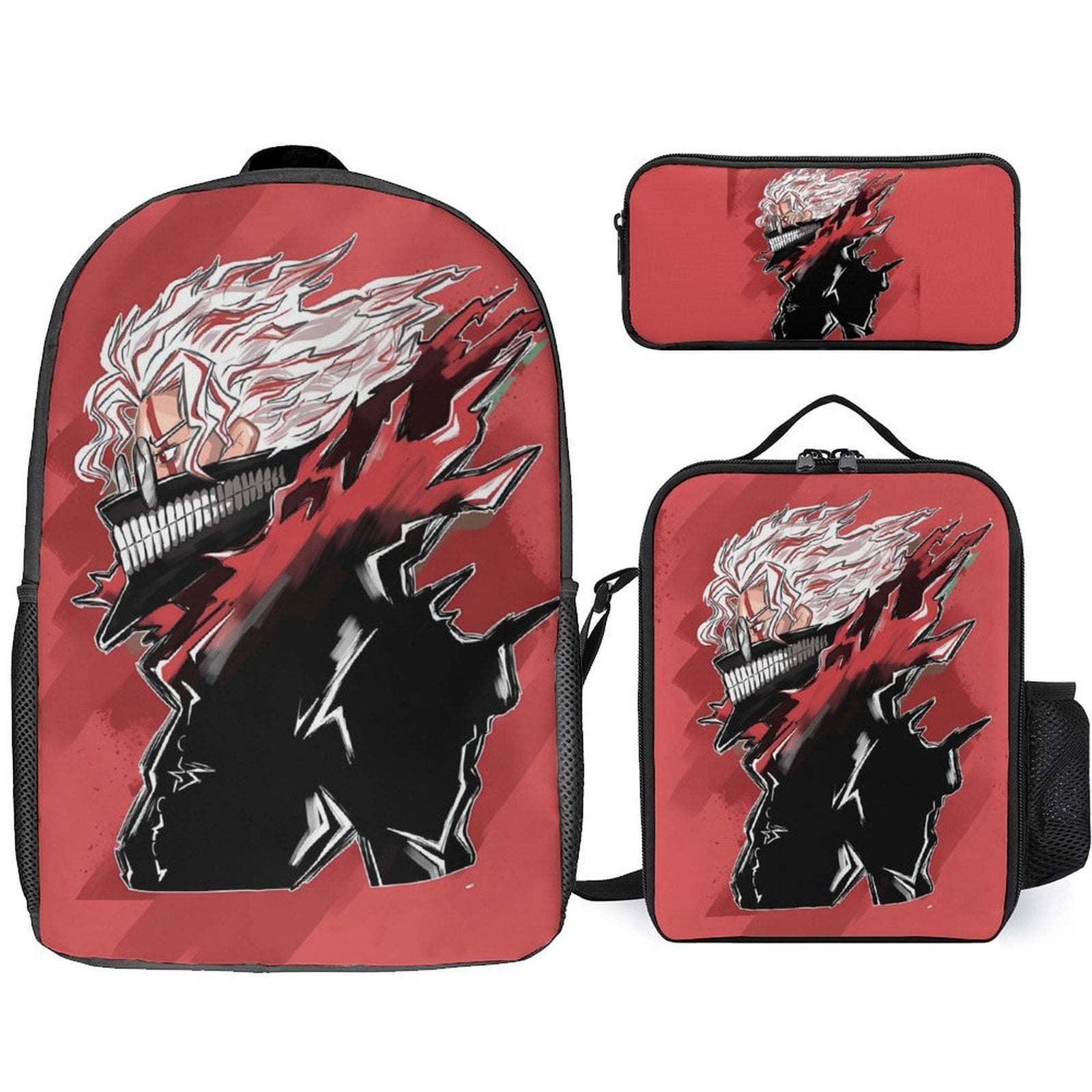 Dandadan Okarun 3 Piece Backpack Set with Lunch Bag Pencil Case , High ...