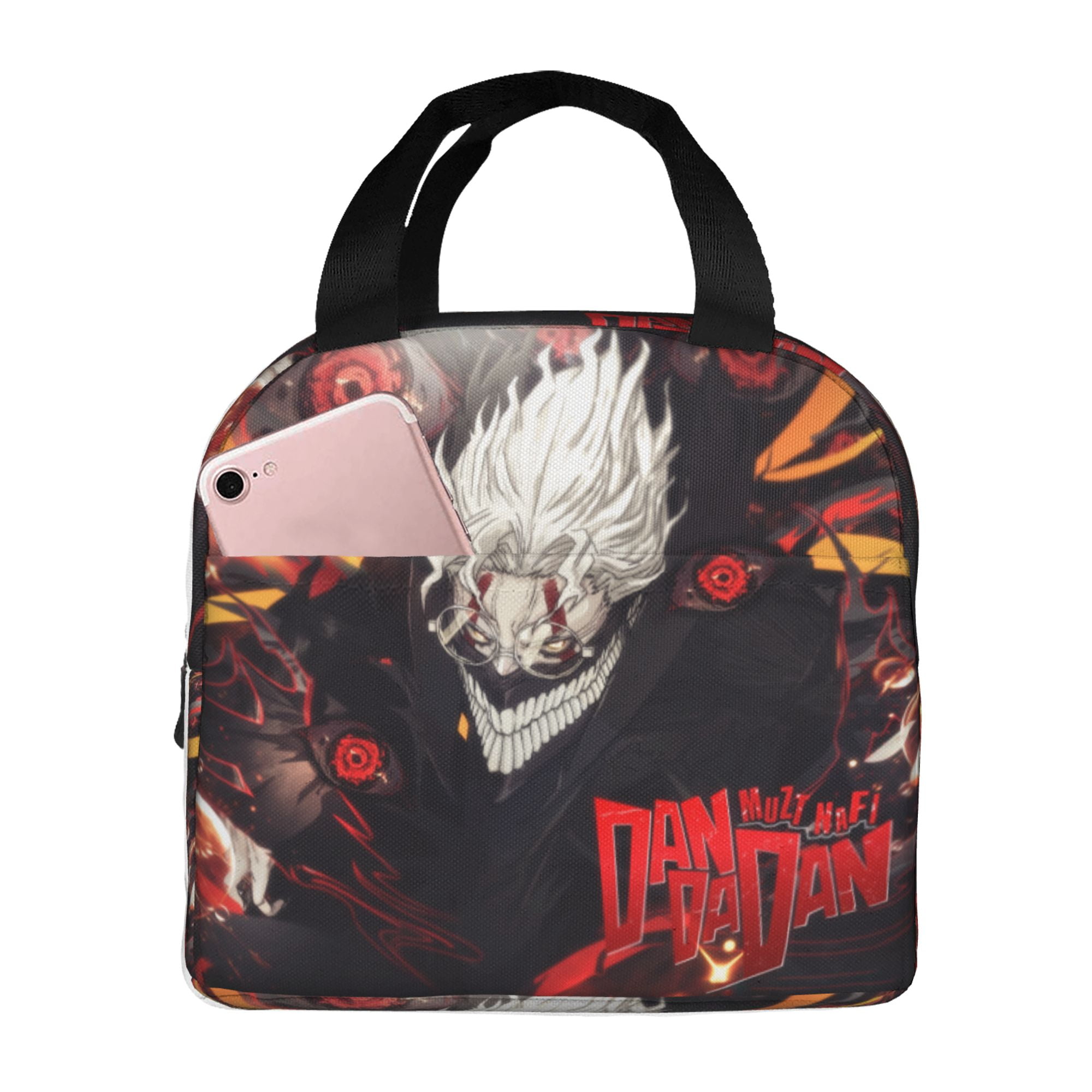 Dandadan Okarun Lunch Bag Tote Bag Insulated Lunch Box Picnic Beach ...