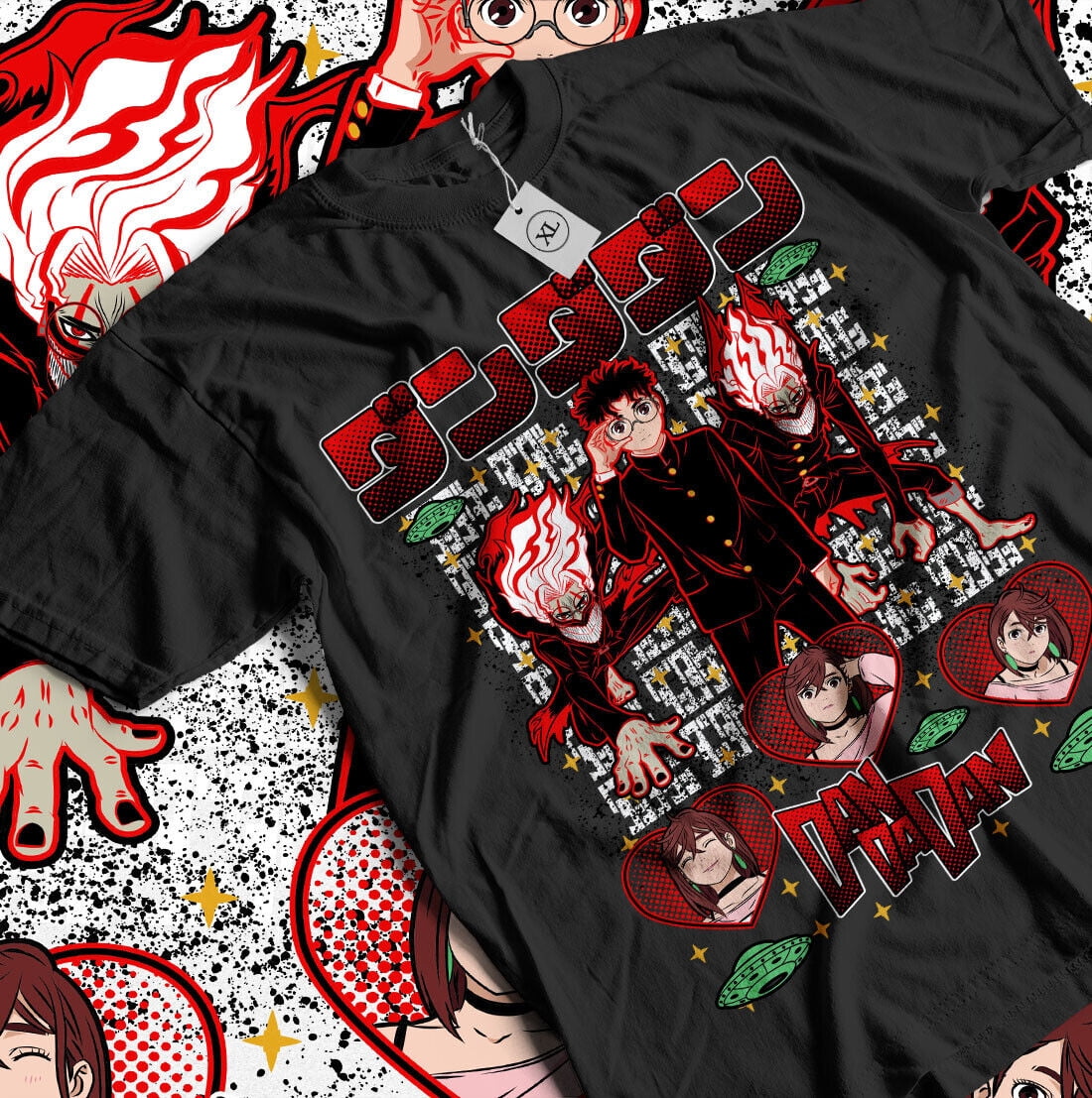Dandadan Okarun T-shirt Okarun Momo Ayase Gift Japanaise Anime T-Shirt ...