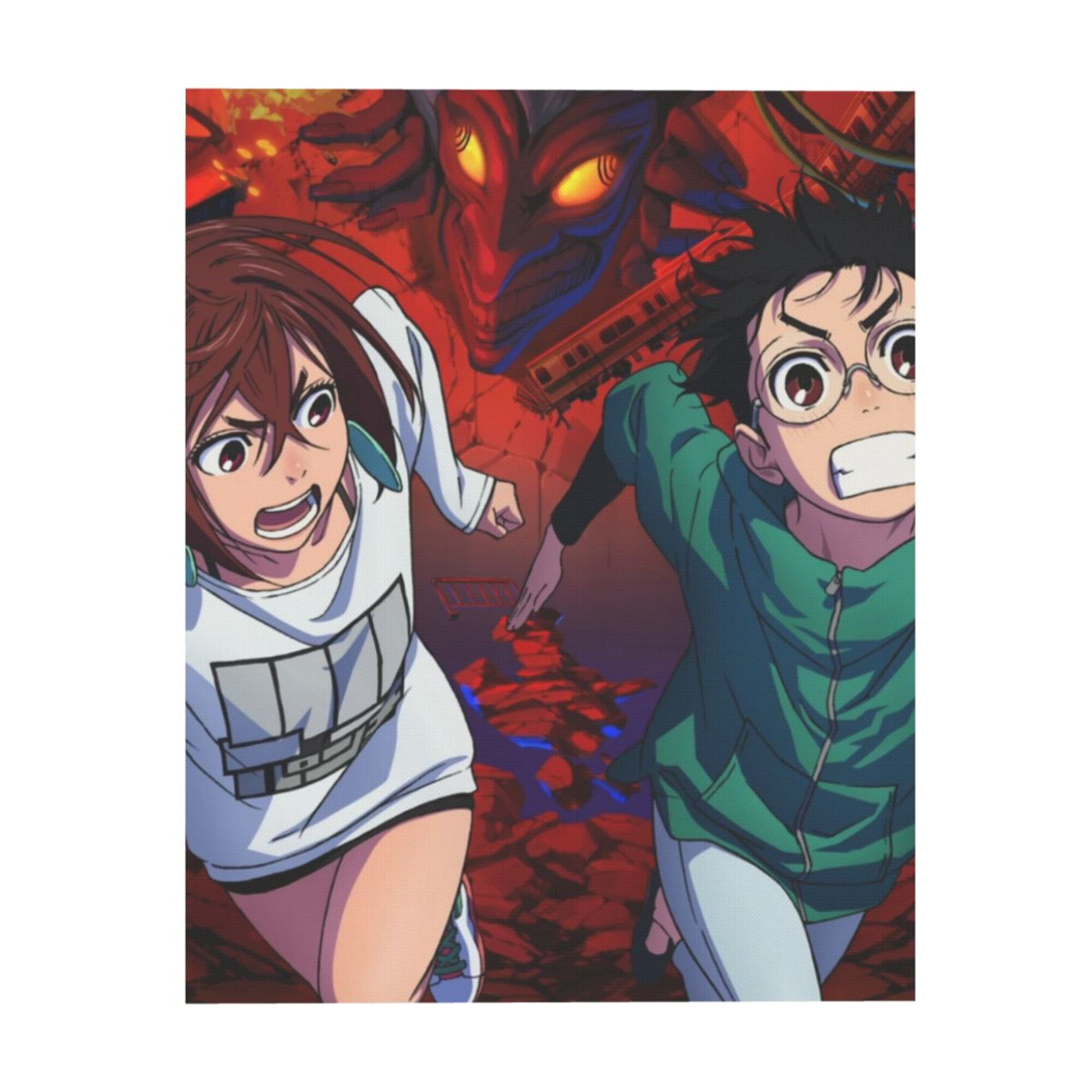 Dandadan Poster, Japanese Anime Canvas Decorative Poster, Wall Art For ...