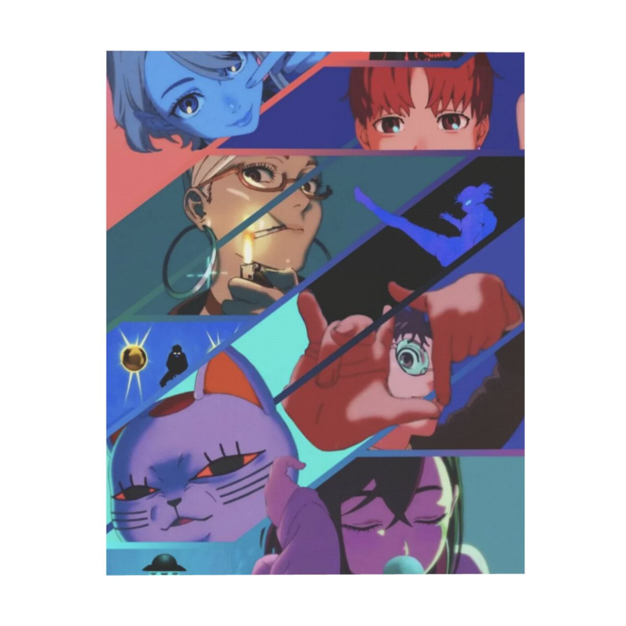 Dandadan Poster, Japanese Anime Canvas Decorative Poster, Wall Art For ...