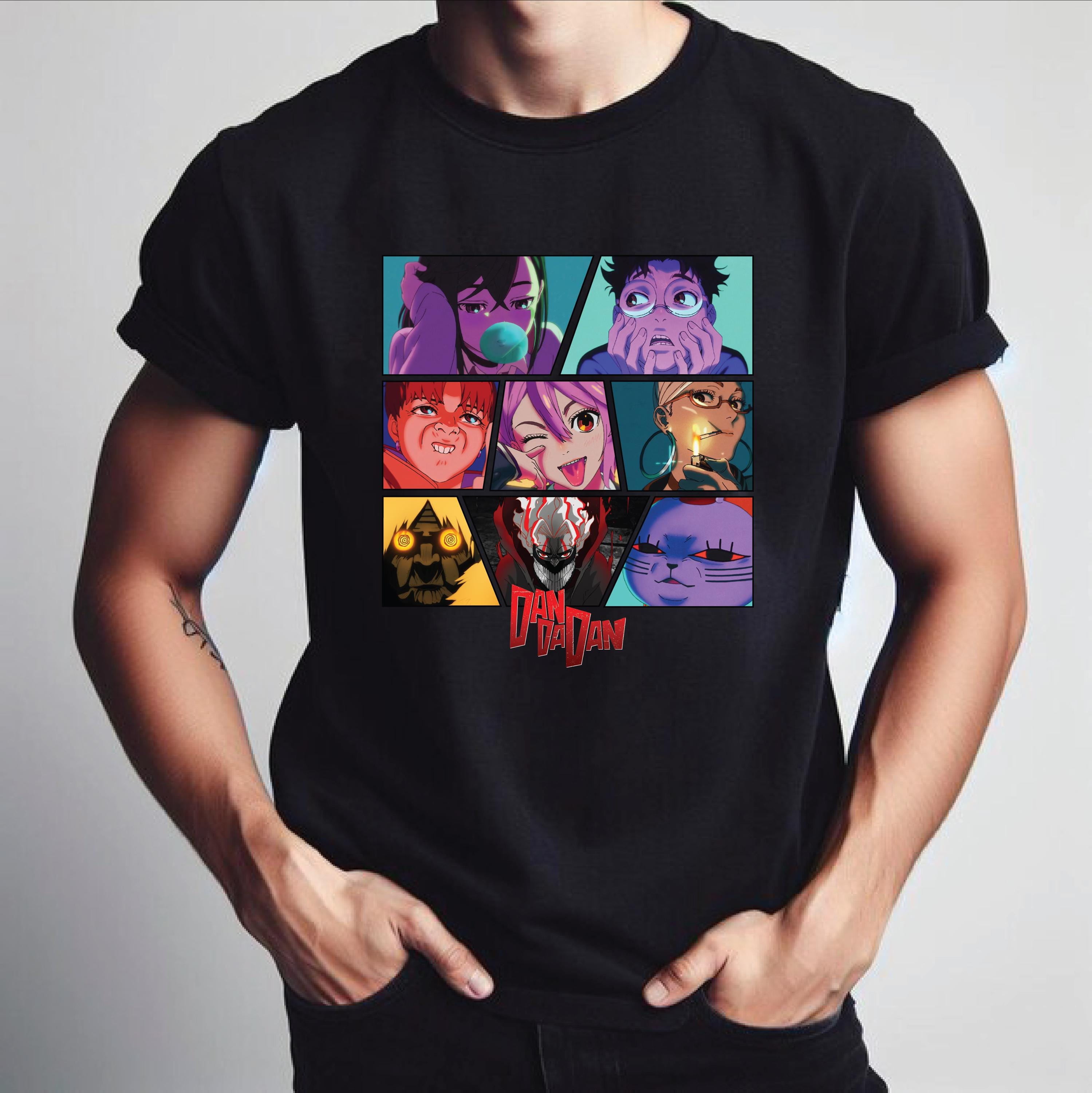 Dandadan Shirt, Anime Graphic T-Shirt, Momo Ayase, Ken Takakura, Turbo ...