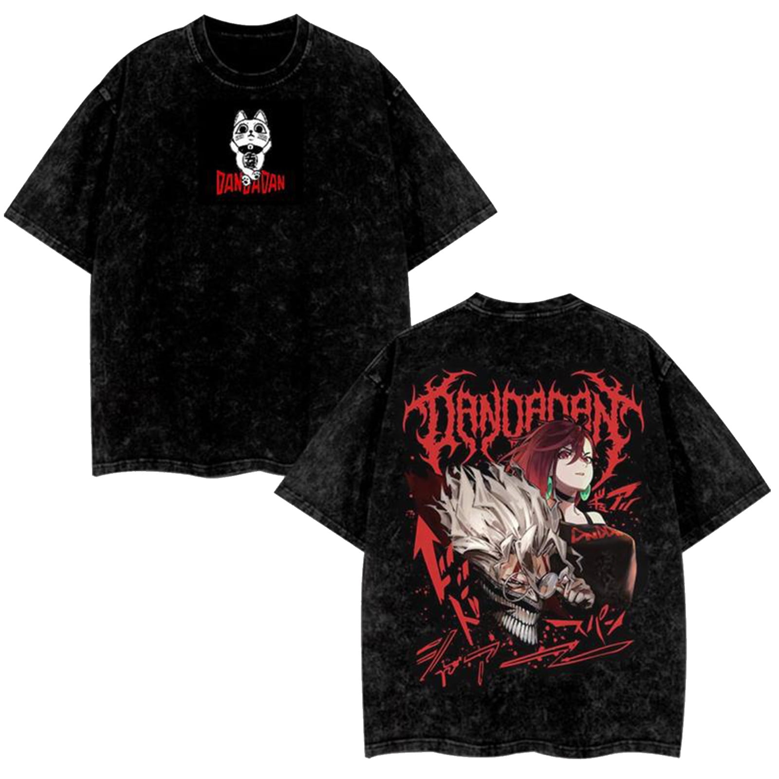 Dandadan Shirt Men Anime Turbo Granny Okarun T Shirt Cotton Tshirt ...