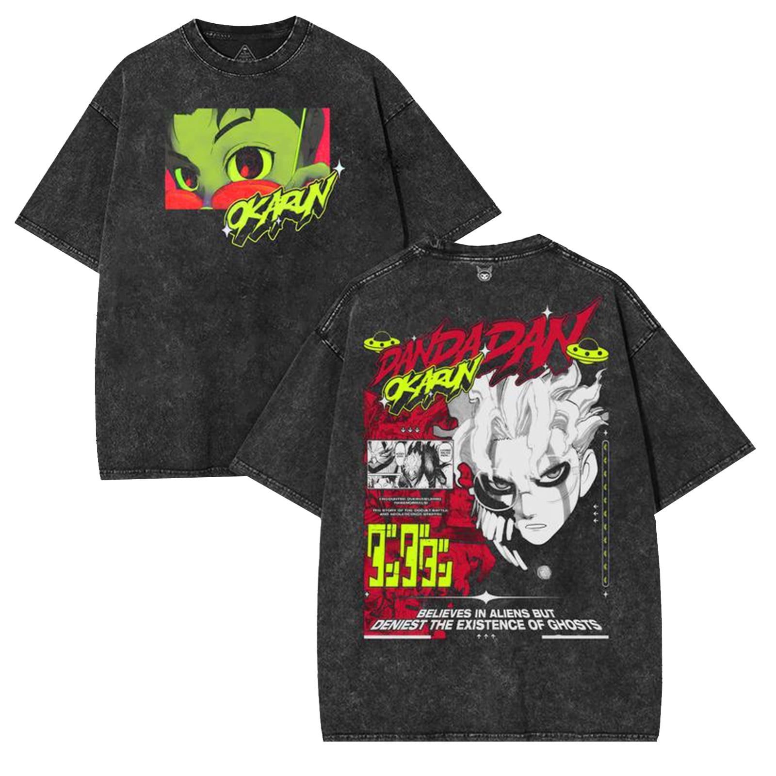Dandadan Shirt Men Anime Turbo Granny Okarun T Shirt Cotton Tshirt ...