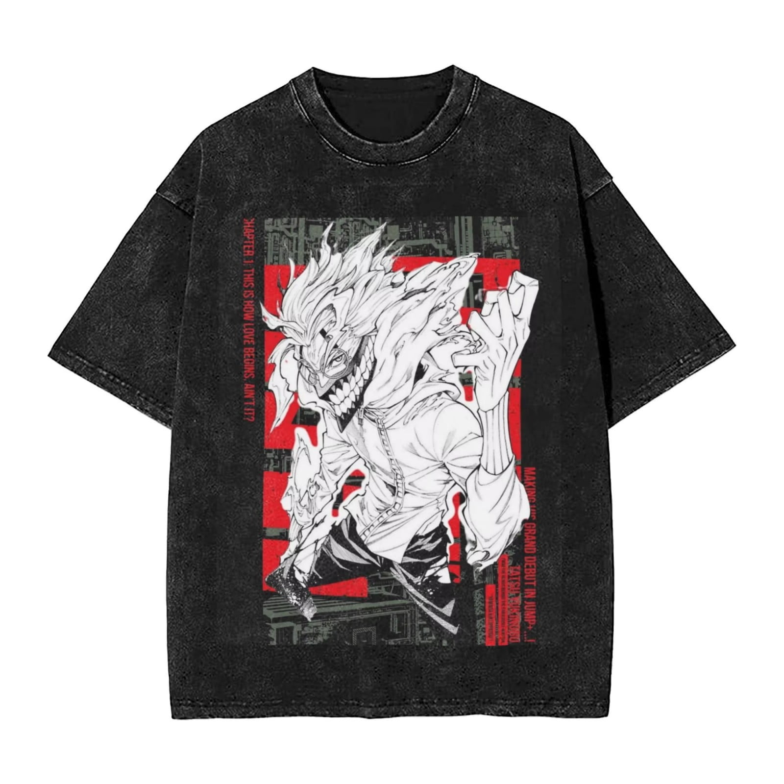 Dandadan Shirt Men Anime Turbo Granny T Shirt Cotton Tshirt Fashion ...