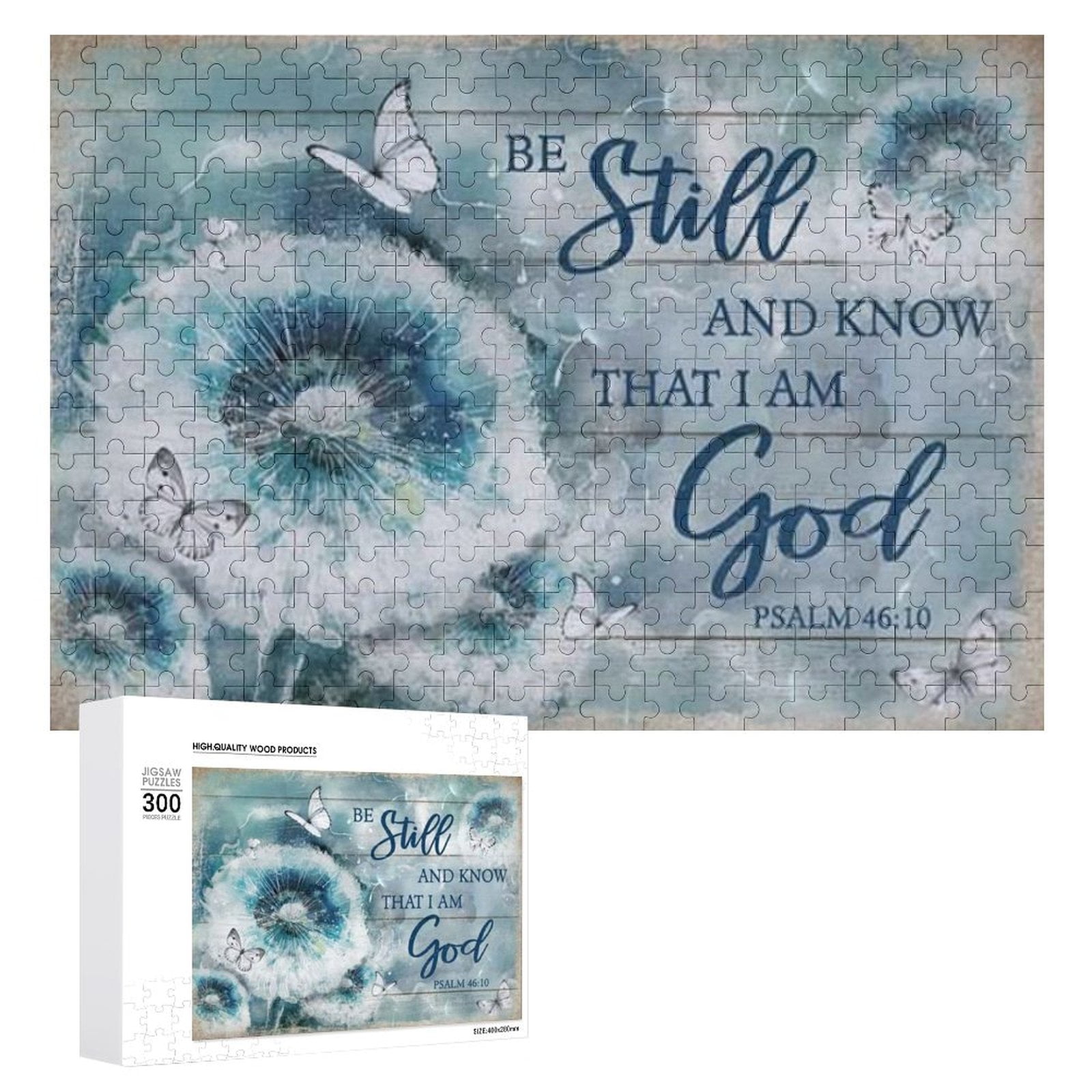 Dandelion 300 Piece Jigsaw Puzzles for Adults - Butterfly Be Still And ...