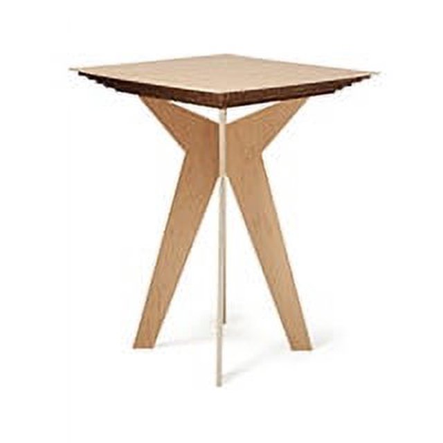 Dandelion 41" Tall Wooden Display Table, Collapsible Design, Eco ...
