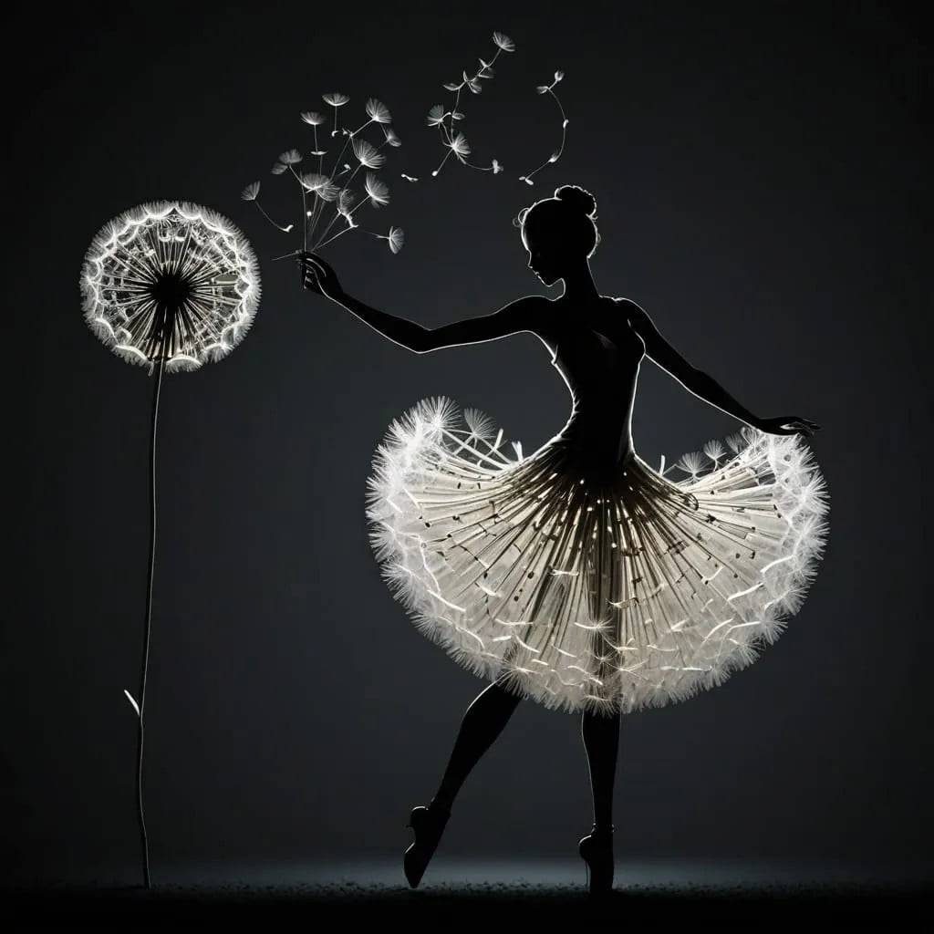Dandelion Ballerina 500-piece wooden puzzle, teen intellectual ...