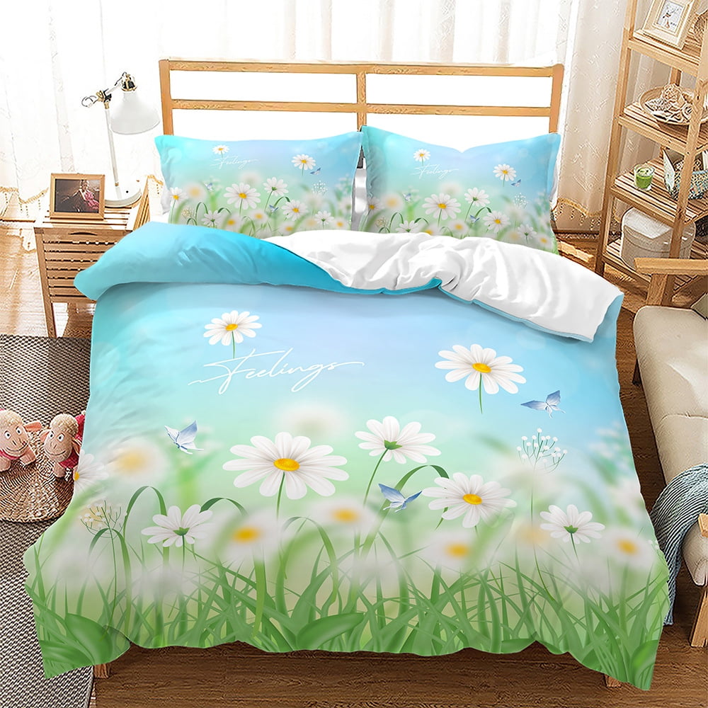 Dandelion Bedding Set,Reed quilt cover, Dandelion quilt cover, Daisy ...