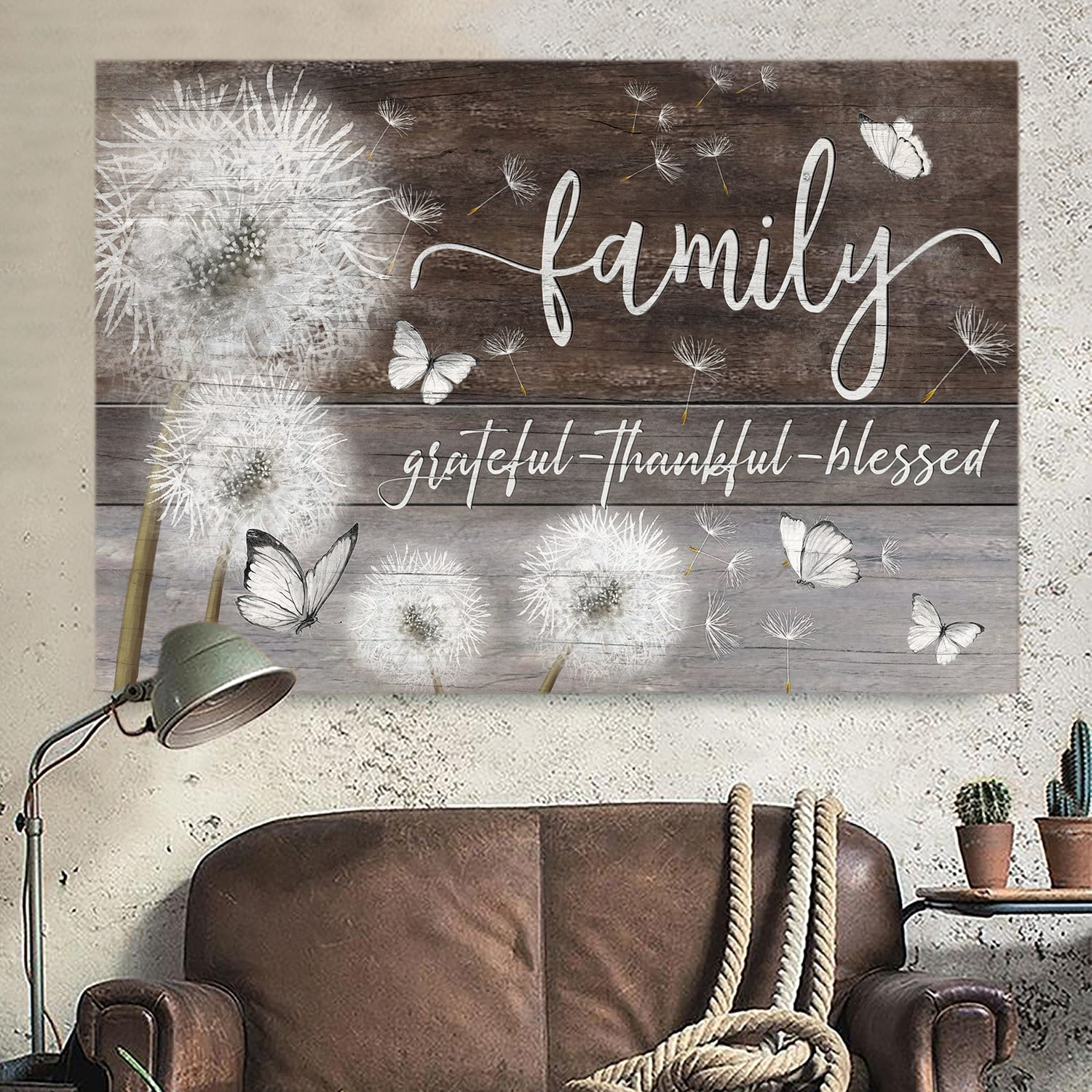Dandelion, Butterfly, Family, Grateful Thankful Blessed - Jesus ...
