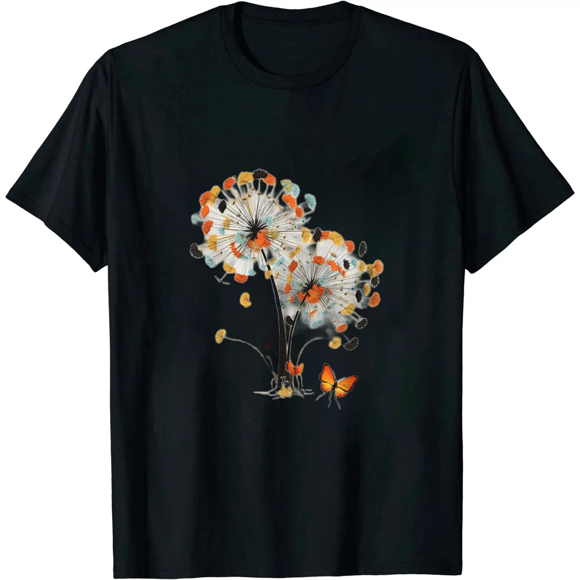 Dandelion Chicken Flower Shirt - Floral Chicken Tree Lover T-Shirt ...